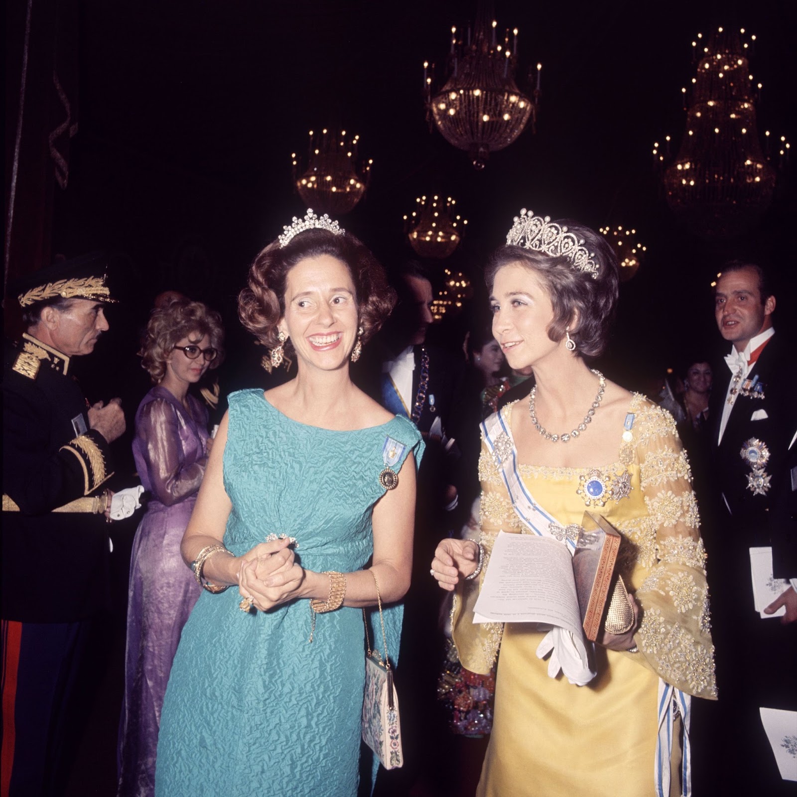 Queen Fabiola and Queen Sofia in Iran, 1971 | The Royal Watcher