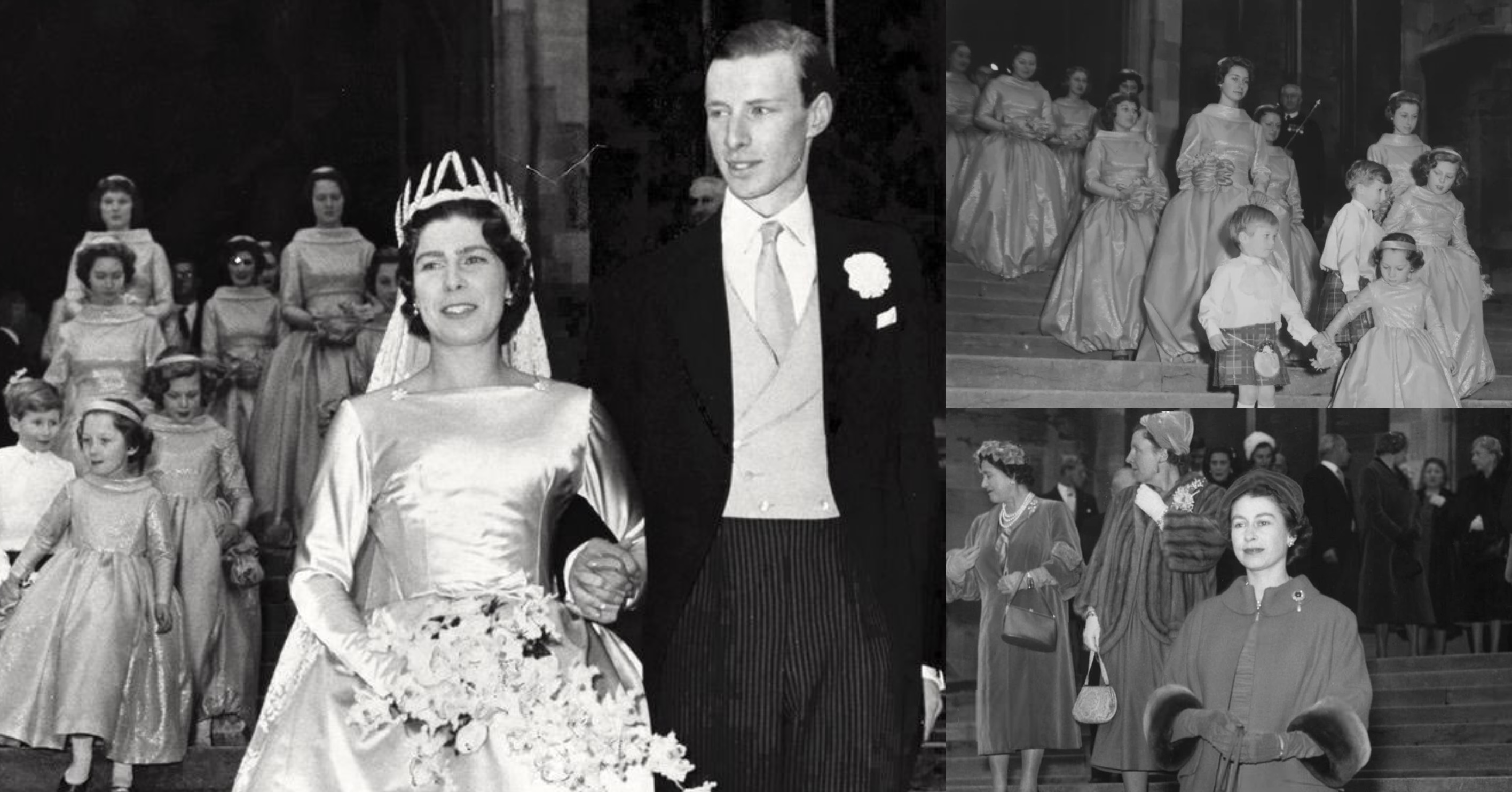 Wedding of Anne Abel-Smith and David Liddell-Grainger, 1957 | The Royal ...