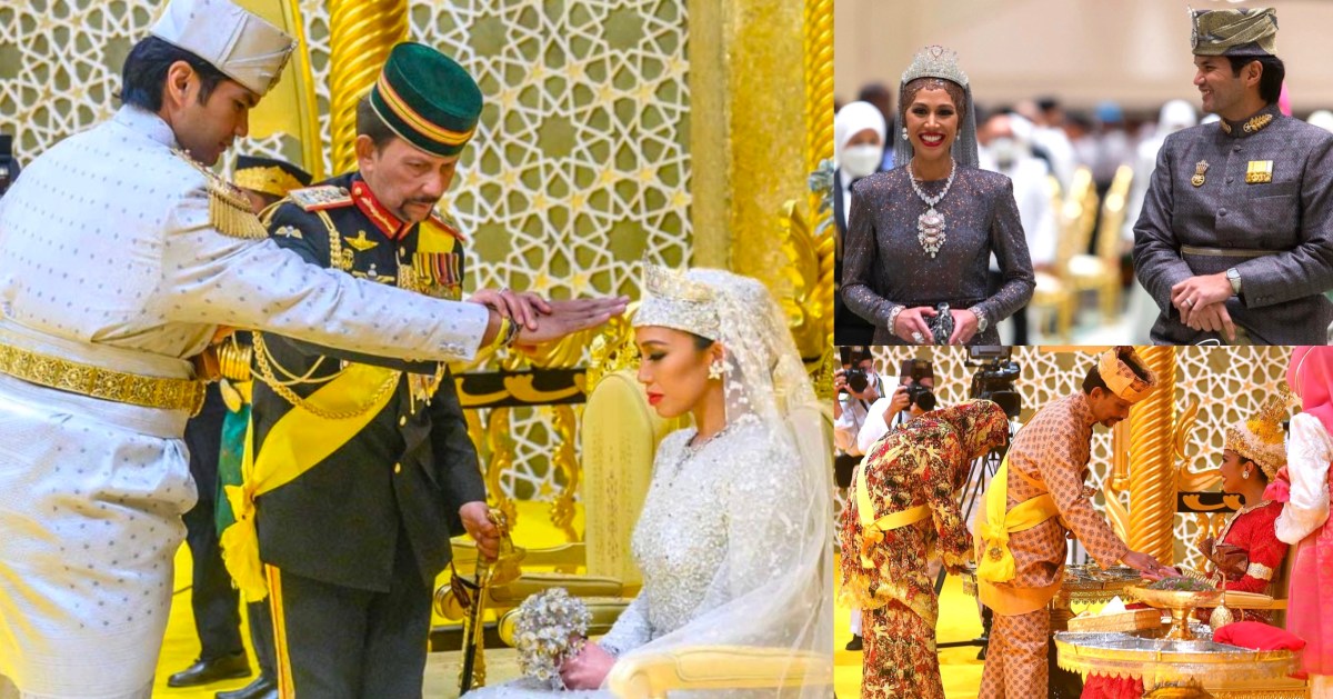 Wedding of Princess Azemah of Brunei and Prince Bahar Bolkiah | The ...