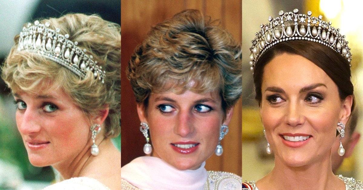 Princess Diana’s Diamond and Pearl Earrings | The Royal Watcher