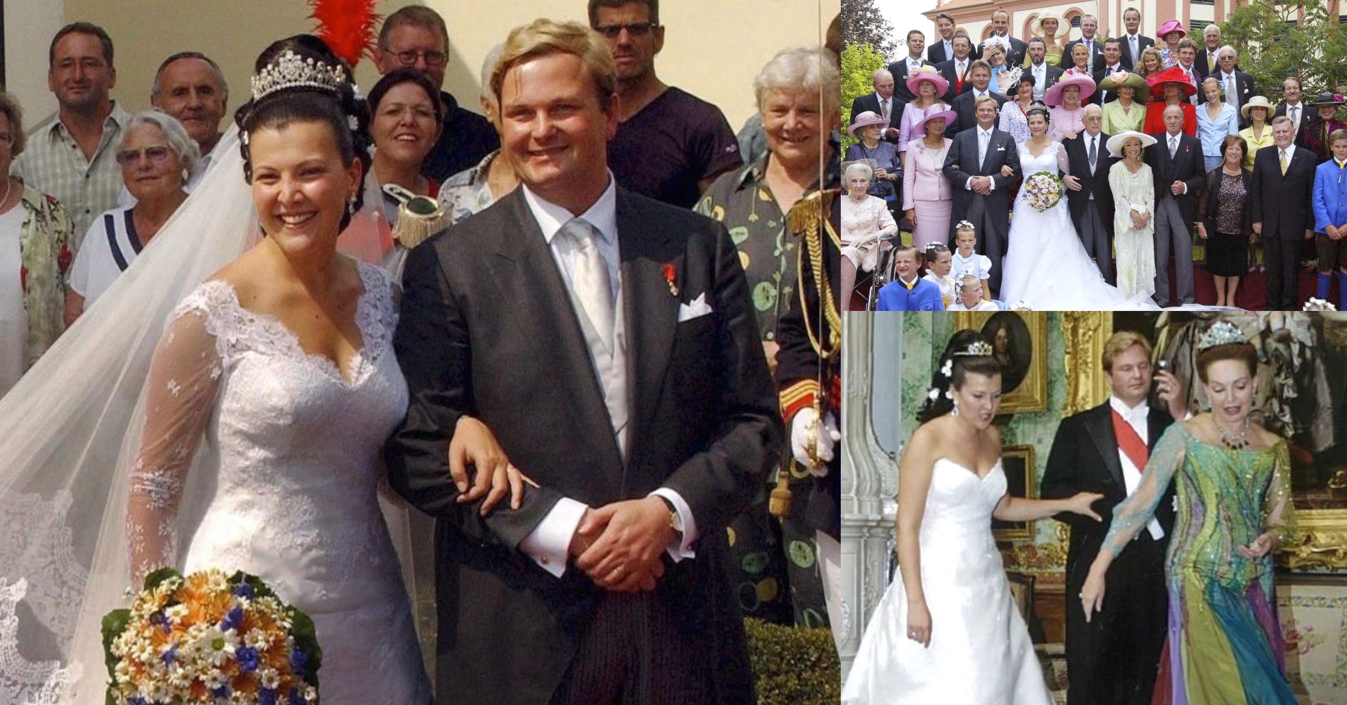 Wedding of Duchess Fleur of Württemberg and Count Moritz von Goëss ...