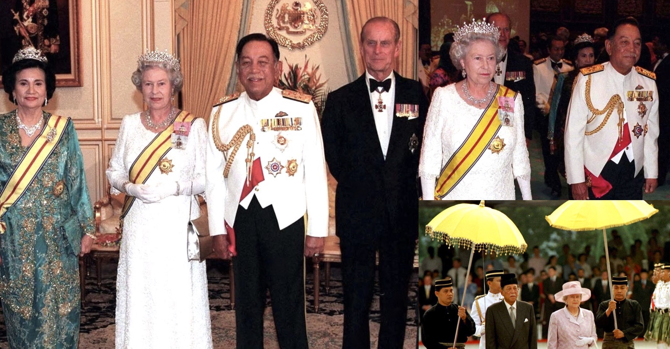 Queen Elizabeth Ii Welcomes The Yang Dipertuan Agong Of Malaysia