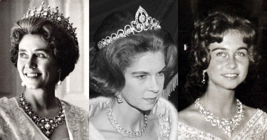 Greek Pearl and Diamond Necklace Tiara | The Royal Watcher
