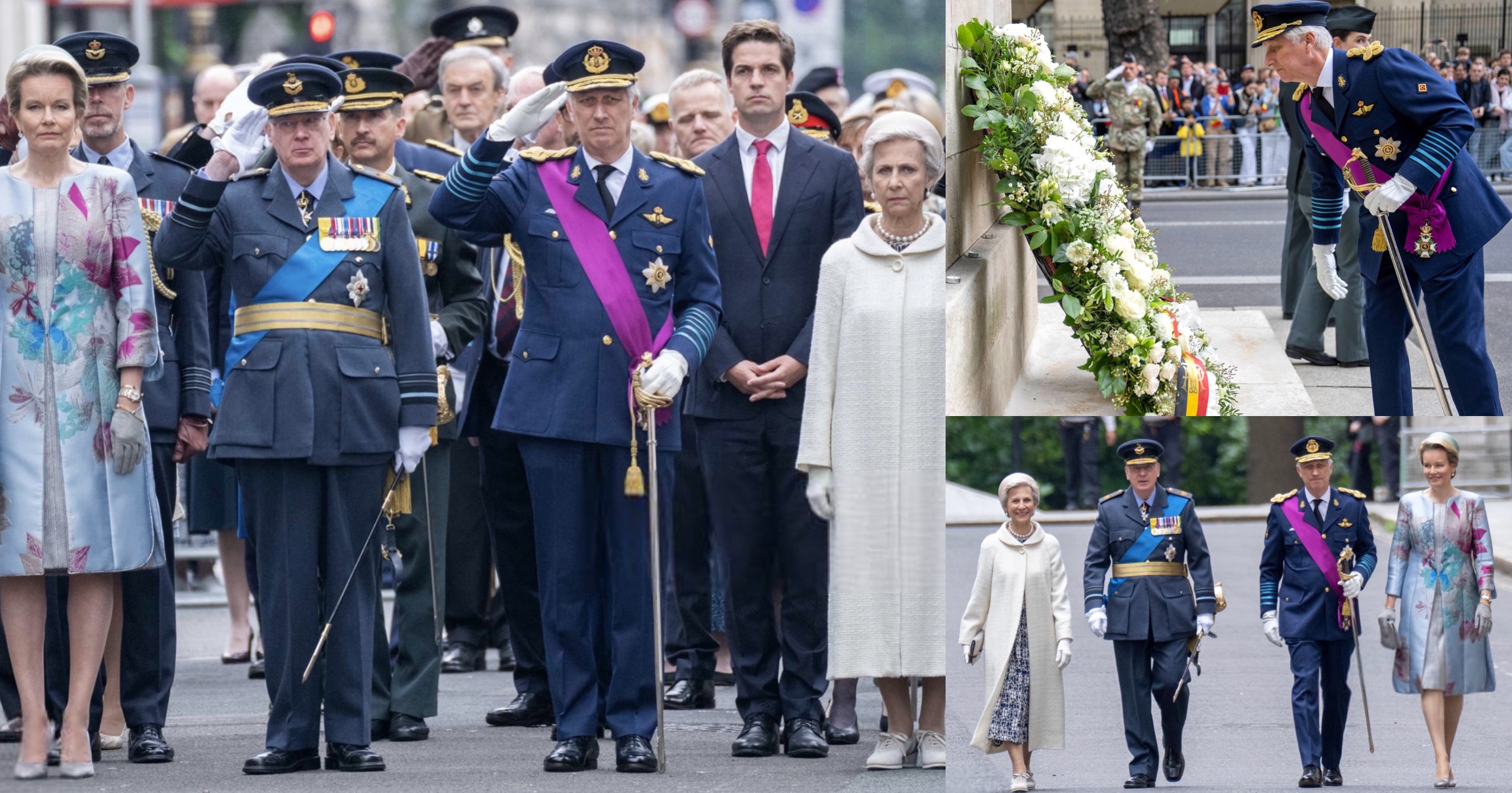 King Philippe and Queen Mathilde at the Belgian Parade in London | The ...