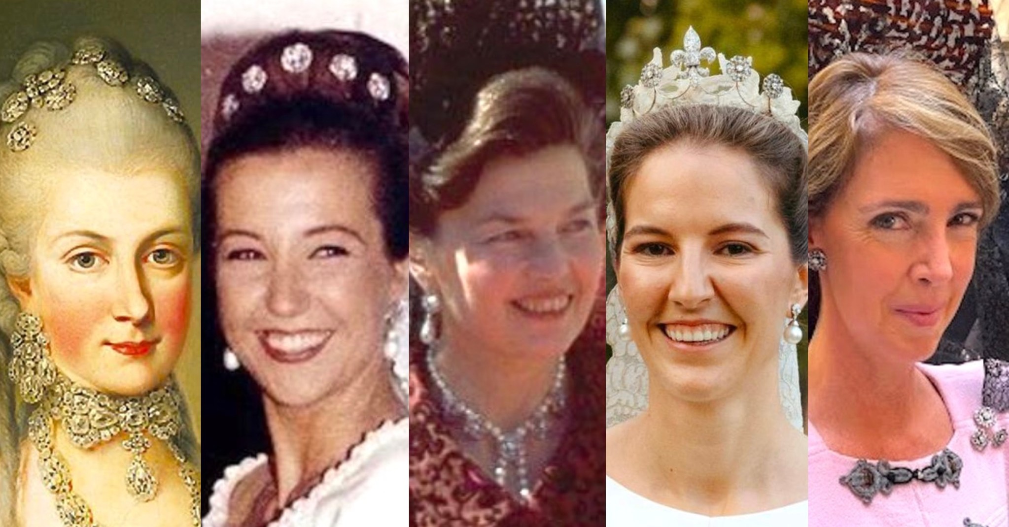 Bourbon-Two Sicilies Diamond Button Tiara | The Royal Watcher