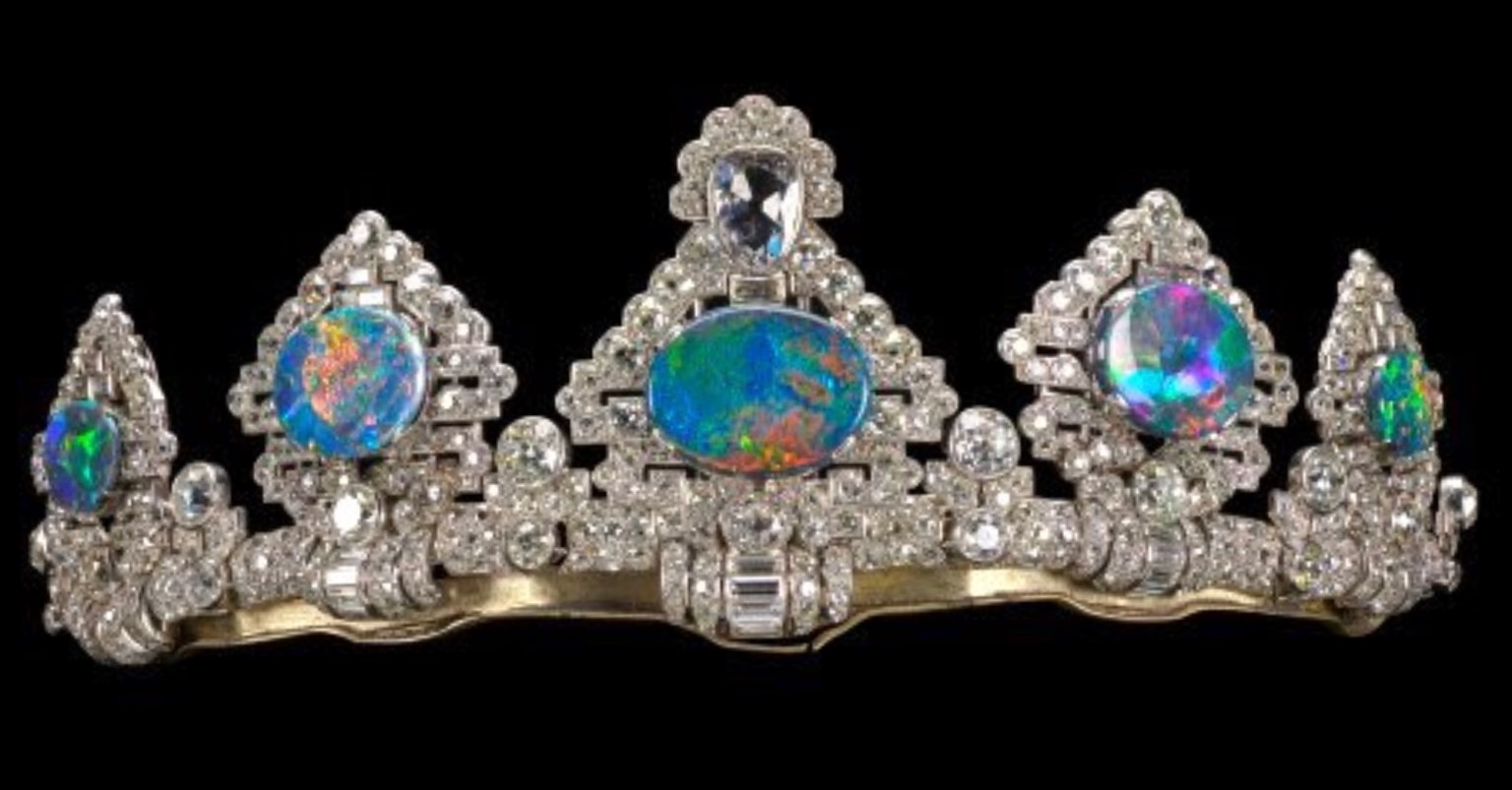 Duchess of Devonshire’s Cartier Opal Tiara | The Royal Watcher