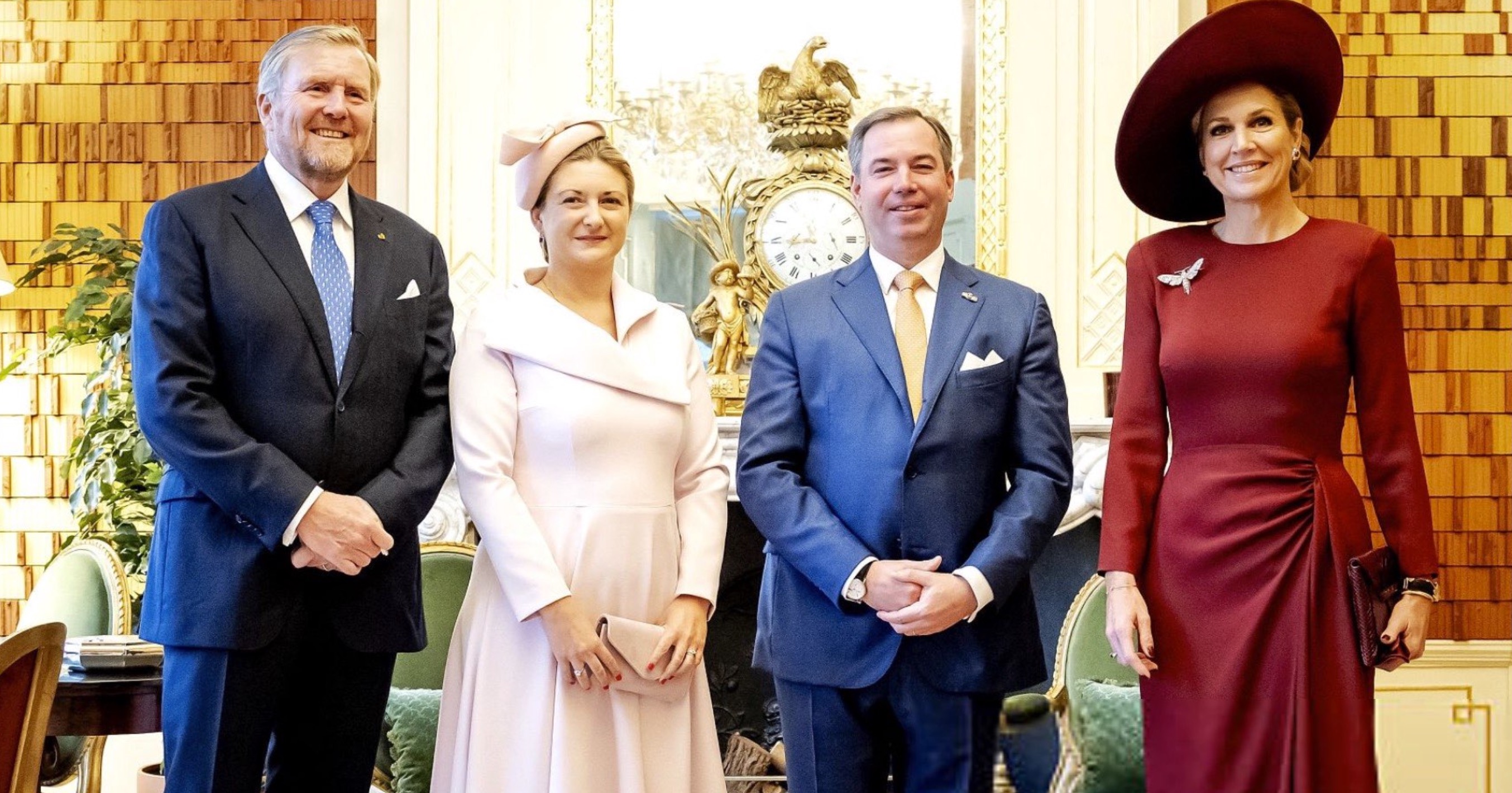 Grand Duke Guillaume and Grand Duchess Stéphanie of Luxembourg in The ...